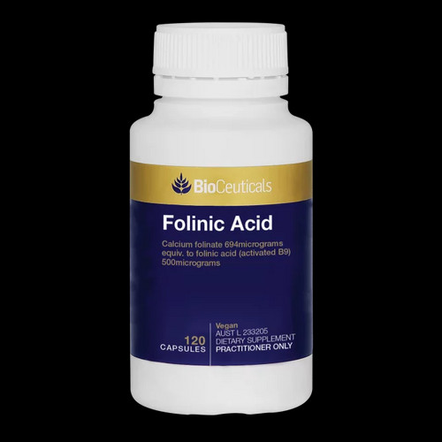 BioCeuticals Folinic Acid 120 Capsules | St Ives Chase Pharma