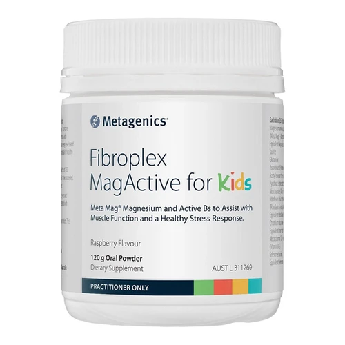 Metagenics Fibroplex MagActive for Kids 120g Raspberry Flavour | St ...