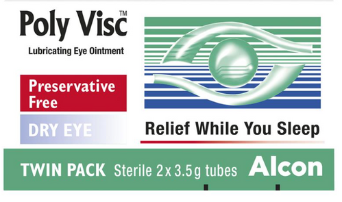 Polyvisc Eye Ointment Tubes 2 x 3.5g | Stanmore Station Pharmacy