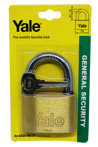 Yale Solid Brass Padlock 110(ITALY) 70mm | Hap Suy Hardware