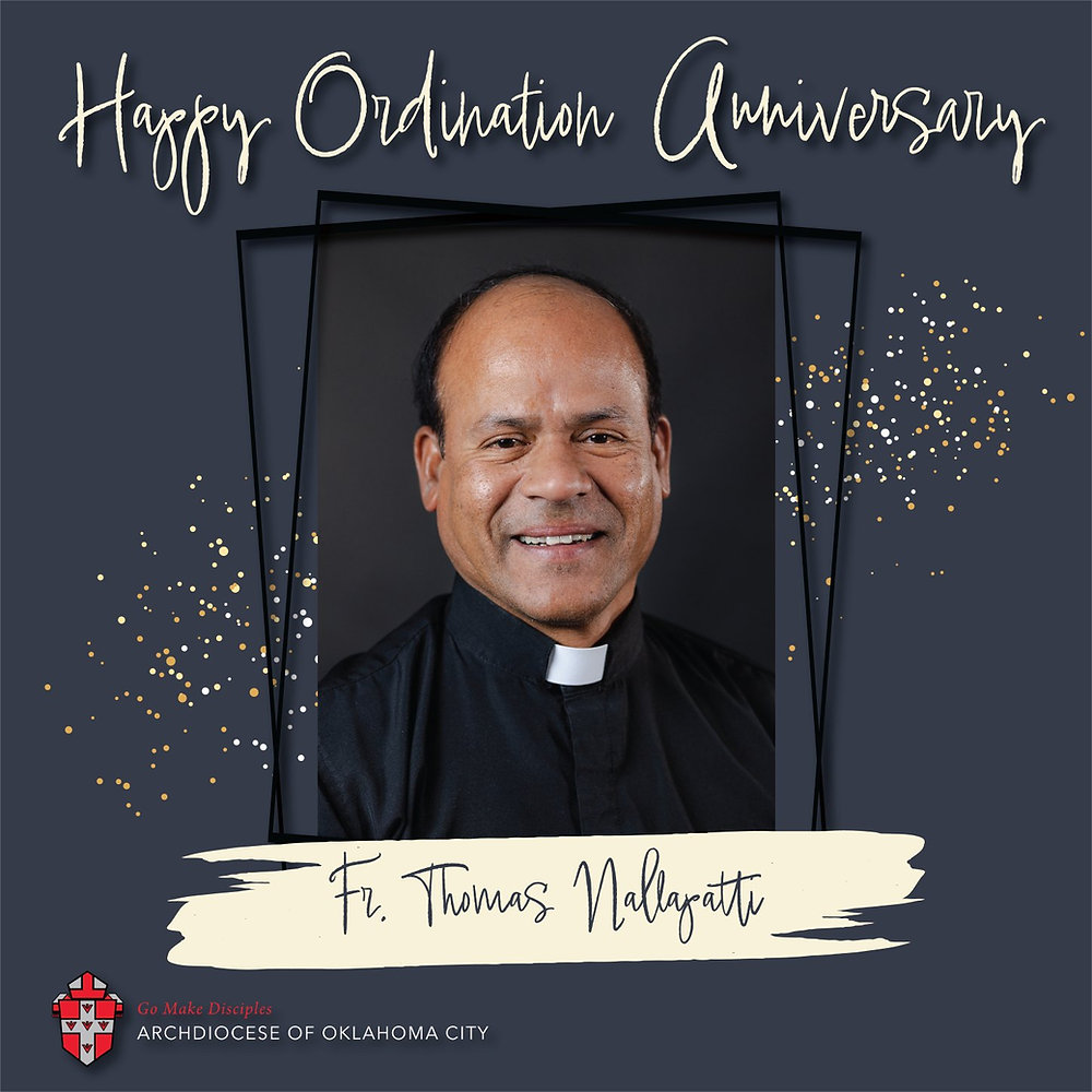 25th Ordination Anniversary Mass and Celebration for Fr. Thomas
