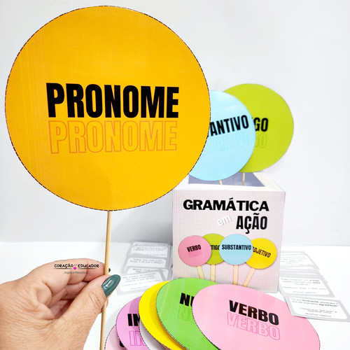 GRAMÁTICA EM AÇÃO - JOGO | Coração de Educador
