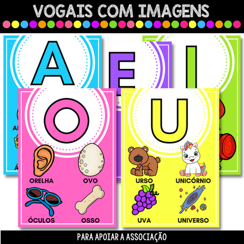 AS VOGAIS | Coração de Educador
