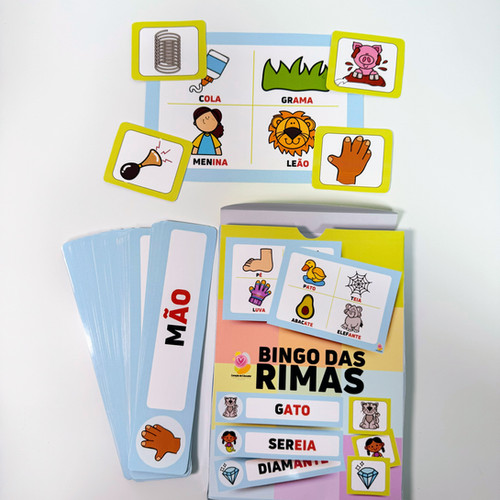 BINGO DAS RIMAS | Coração de Educador