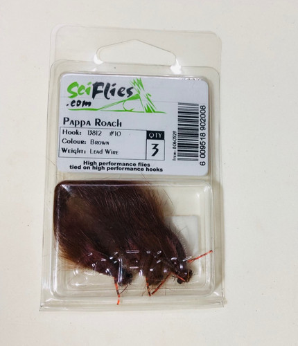 Sci Flies PAPPA ROACH -Brown #10 (3) | Bilimoria Fishing