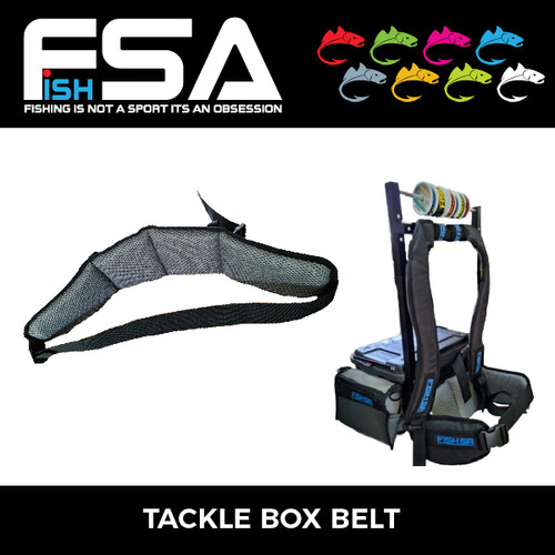Fish SA Tackle Box Belt padded | Bilimoria Fishing