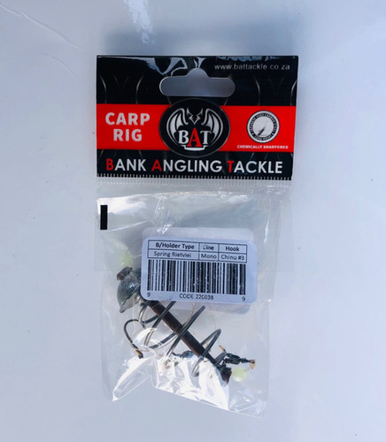 BAT CARP TRACE RIG SPRING RIETVLEI BRAID | Bilimoria Fishing