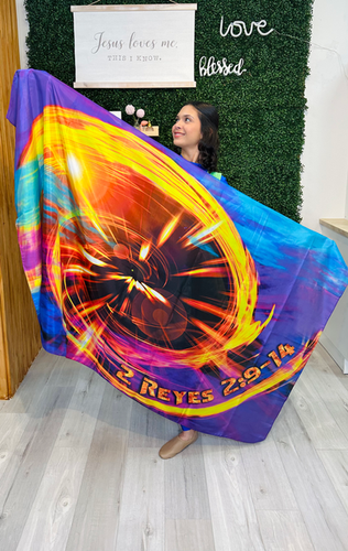 MANTO PROFETICO - VEIL RECTANGULAR TIE DYE | Heavenlystore