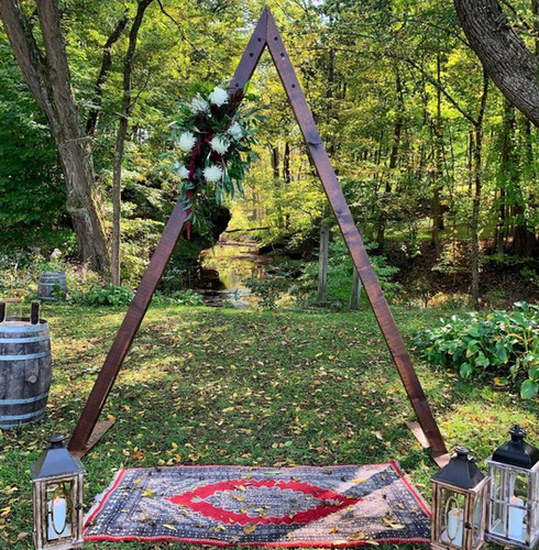Boho A Frame Ceremony Arch | gotyacoveredlinens