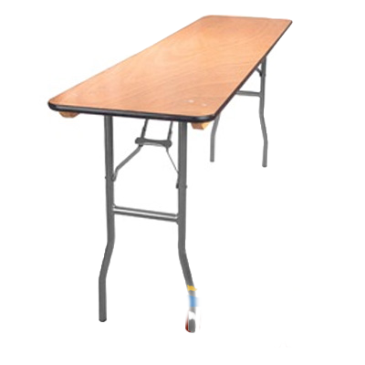 Rectangular Wood Top Classroom Table 8' x 18" | gotyacoveredlinens