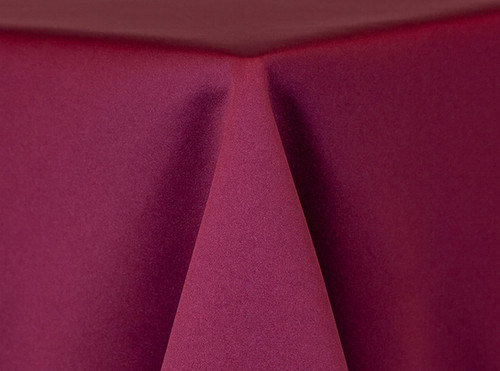 Duches Matte Satin Burgundy Linens | AE Linen Rental