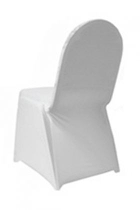 White Spandex Chair Cover | gotyacoveredlinens