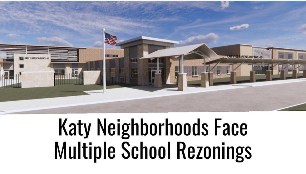 Katy ISD Proposes Boundaries for Two New Elementary Schools
