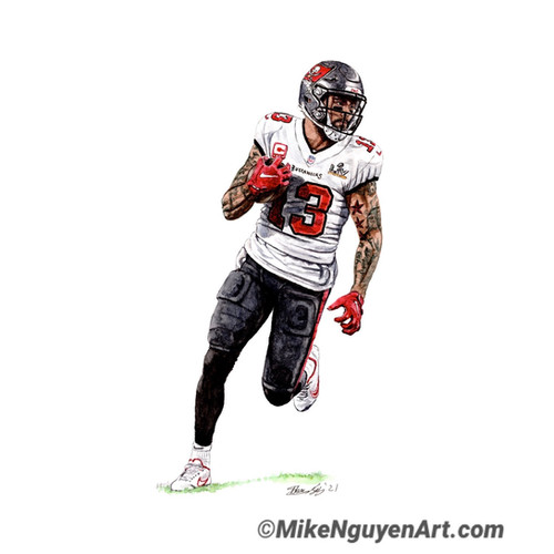 Mike Evans, 2021 Super Bowl Champion - Print | Mike Nguyen Art