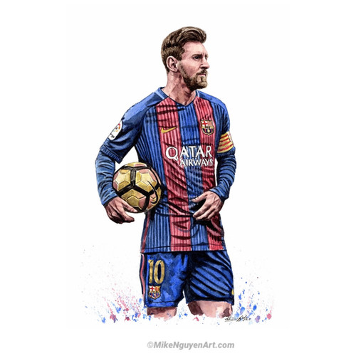 Lionel Messi - Print | Mike Nguyen Art