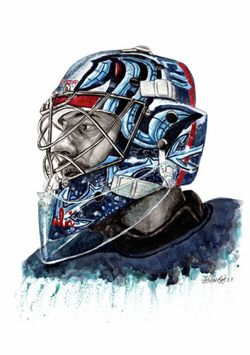 Philipp Grubauer Mask - Print | Mike Nguyen Art