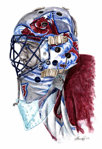 Patrick Roy Mask - Print | Mike Nguyen Art