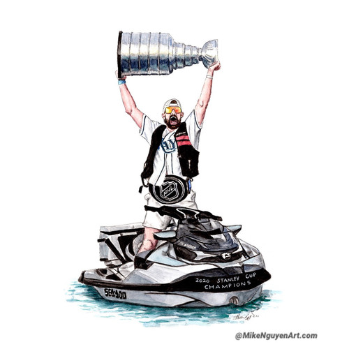 ALEX KILLORN, 2020 STANLEY CUP CHAMPIONS - ORIGINAL | Mike Nguyen Art