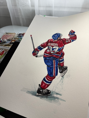 Ivan Demidov 1st goal Cele - Print | Mike Nguyen Art