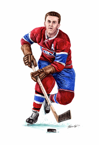 Maurice 'Rocket' Richard - Print | Mike Nguyen Art