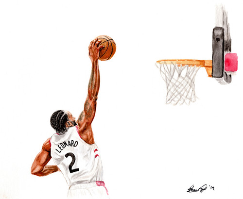 Kawhi Leonard - Print | Mike Nguyen Art