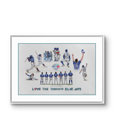Blue Jays Collage - Print | Mike Nguyen Art