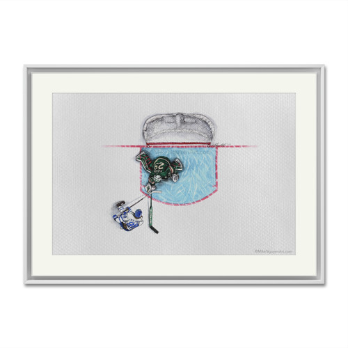 Nylander vs Fleury - Print | Mike Nguyen Art