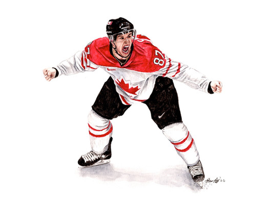 SIDNEY CROSBY - ORIGINAL | Mike Nguyen Art
