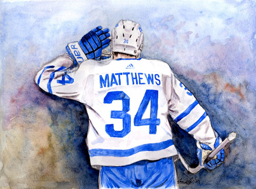 AUSTON MATTHEWS - ORIGINAL | Mike Nguyen Art