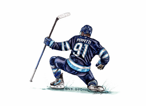 Cole Perfetti Gm 7 goal cele - Print | Mike Nguyen Art