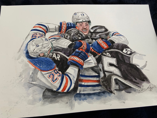 THE VINNY BEAR HUG X2 - ORIGINAL | Mike Nguyen Art