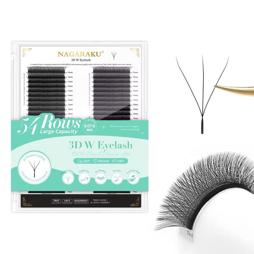 Pestañas 3D W 54 Filas XL | Nagaraku | MediQstore