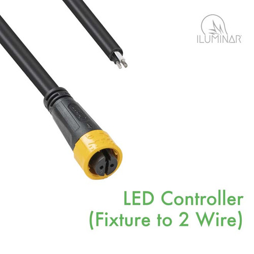 LED Cord Set for Dimming (2 wire/LED to LED) 10ft/3m | Iluminar