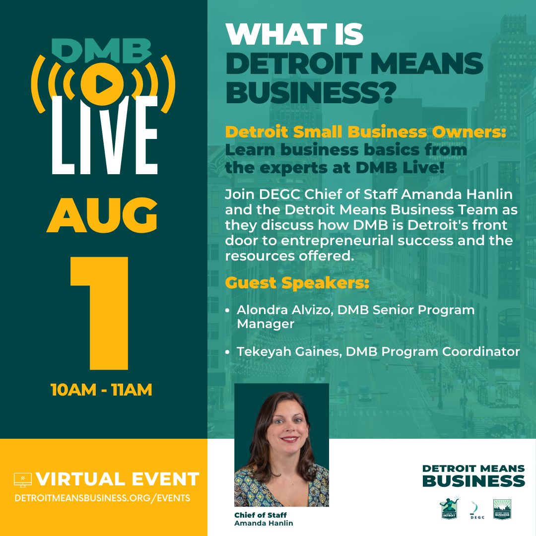 DMB Live: What is Detroit Means Business? | DMB