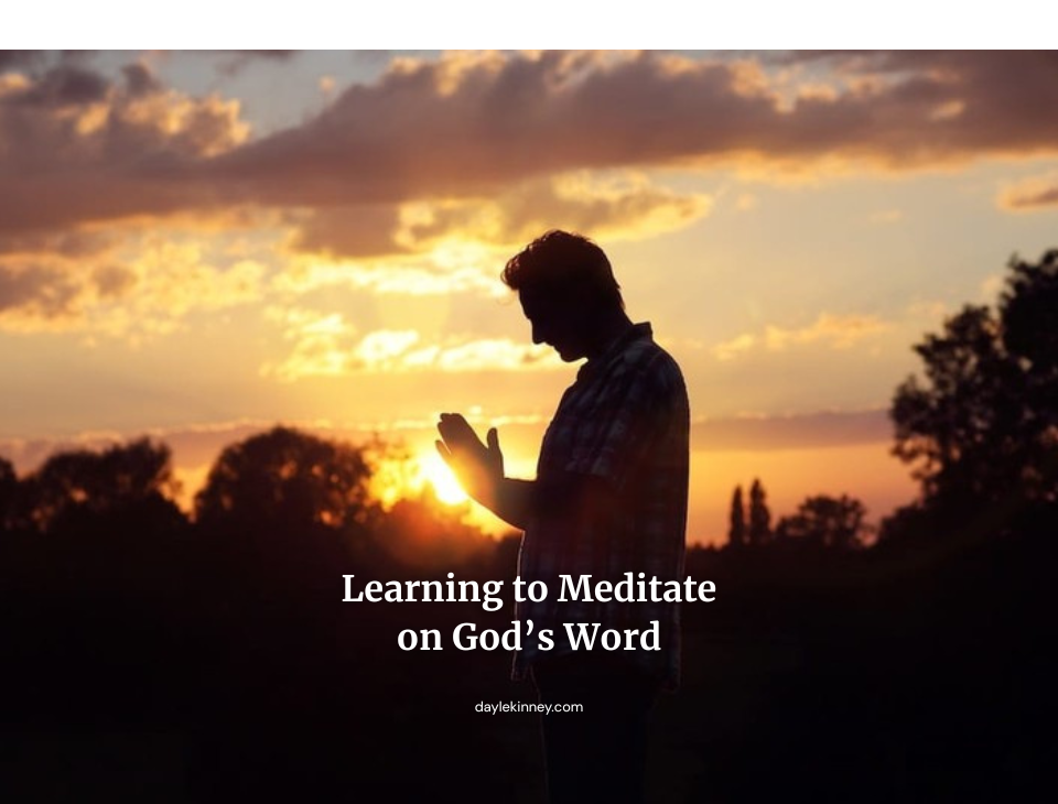 5th Feb - Biblical Meditation: Filling Your Mind, Not Emptying It