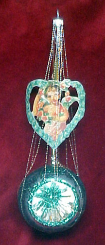 #6503-023 - Wire Wrapped Angel Reflector, Blue | Barclay CO.