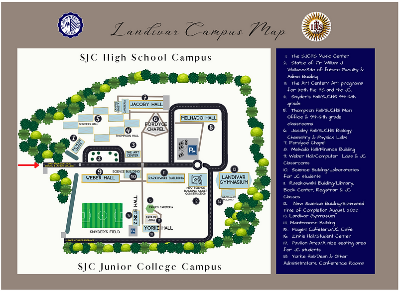 Campuses, Maps & Directions | SJCBZ