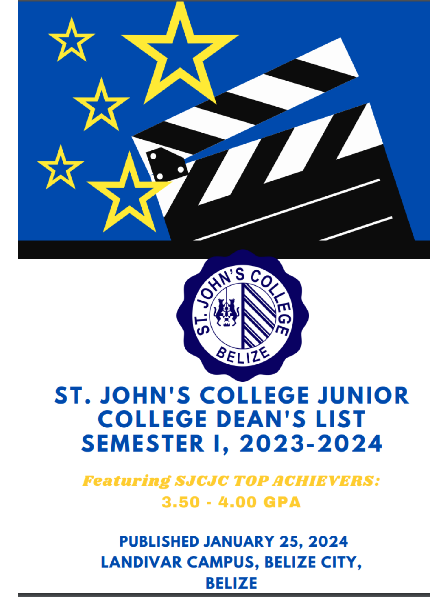 Dean's List & Honor Roll Lists are out!