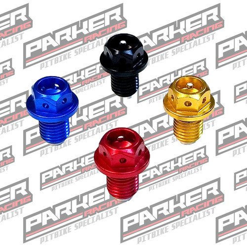 Pit Bike Drilled Sump Plug | Parker Racing