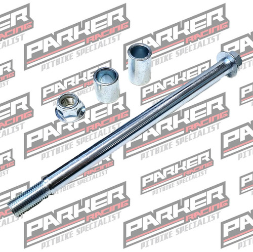 PIT BIKE AXLE - SUPERMOTO DRILLED | Parker Racing