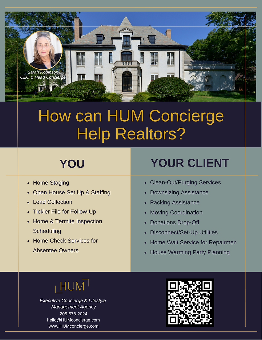Realtor Services | HUM Executive Concierge Agency