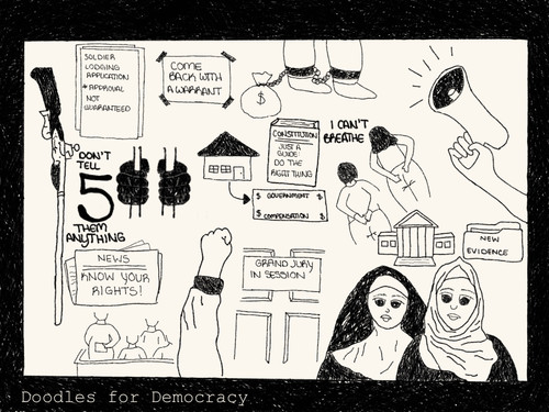 Doodles for Democracy - Keana Poindexter-Jones | gfaa