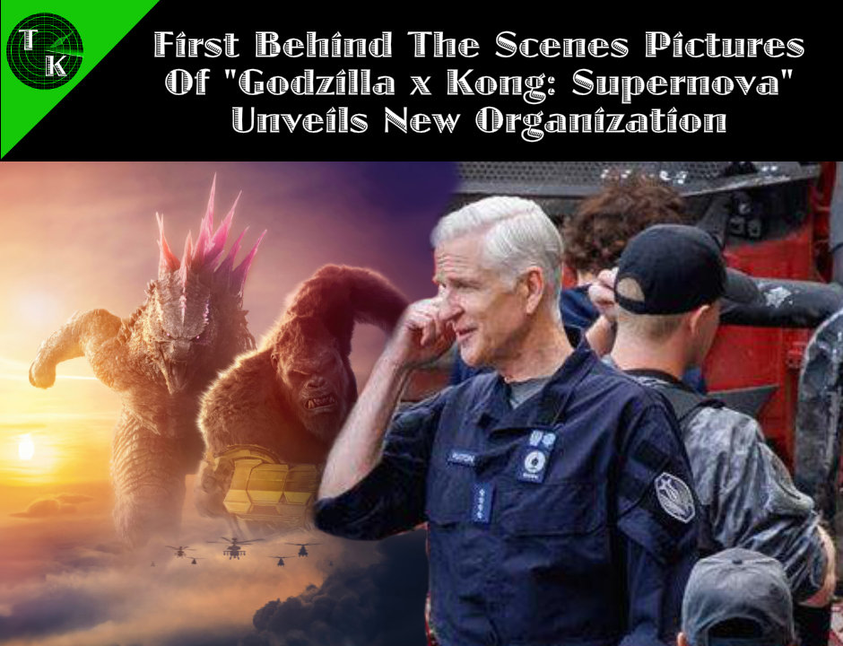 First Behind The Scenes Pictures Of "Godzilla x Kong: Supernova ...