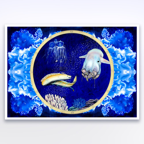 DUMBO OCTOPUS - ART PRINT | BADGERS OF BOHEMIA