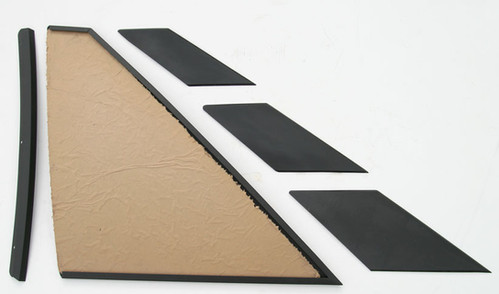 84-86 Plexiglas- L/H 6 piece window kit (Capri hardtop) Driver's side ...