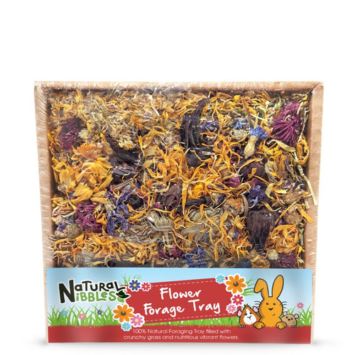Flower Forage Tray 70g | Purely Animal