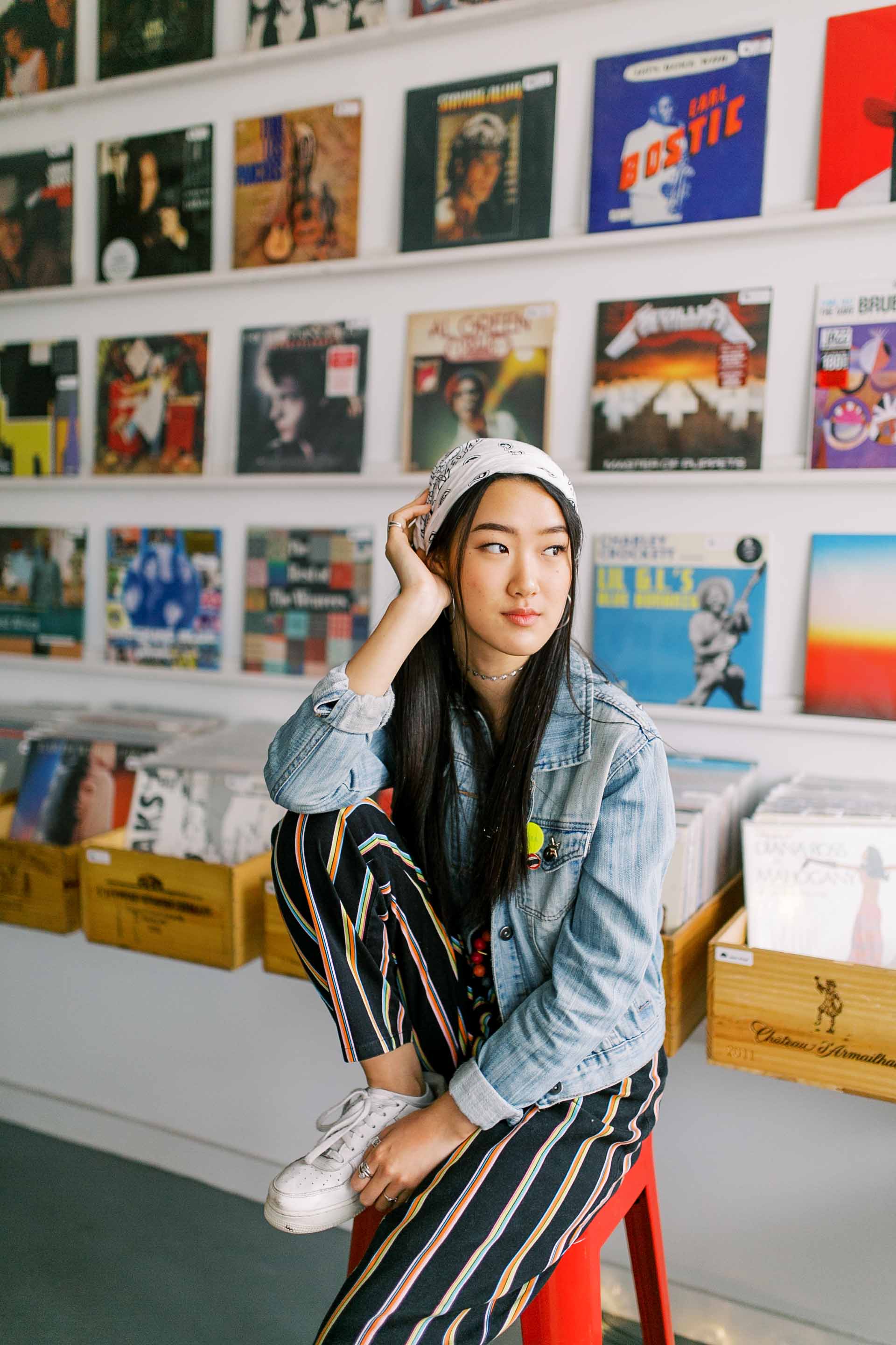 Record Store Styled Shoot- 2020 KCP Senior Spokesmodels