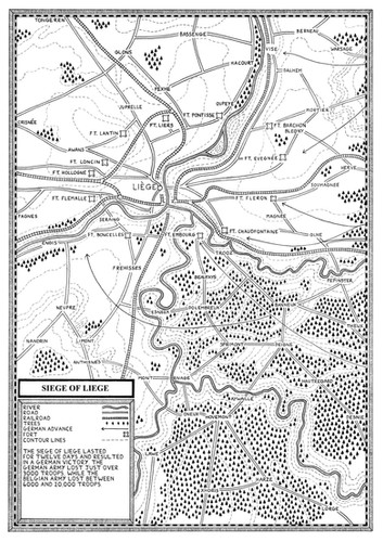 Siege Of Liege Map | richbanksart