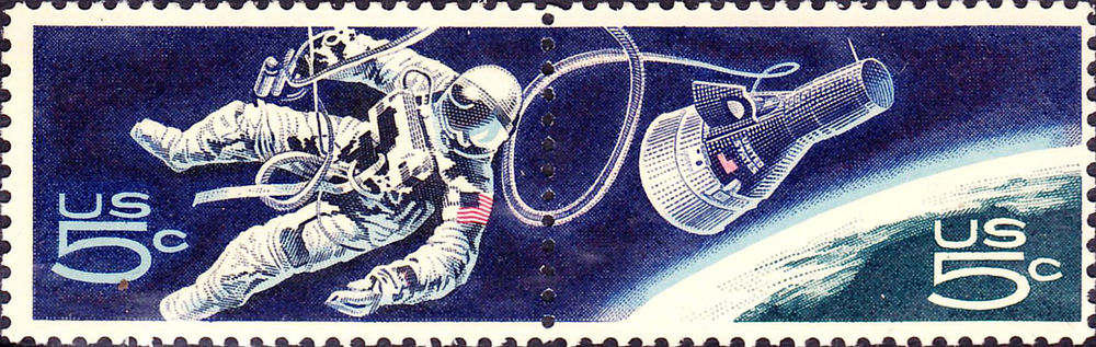 Vintage US Space Achievement Stamps 1960 —1975: A photo essay