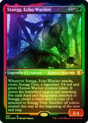 Stangg, Echo Warrior (DMC) / Foil Etched | MTG Wolf México